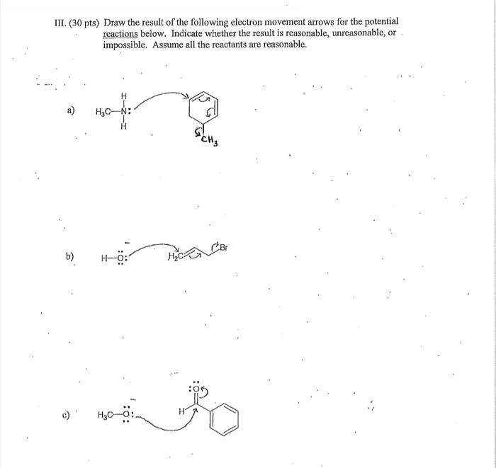 Solved Draw The Result Of The Following Electron Movement
