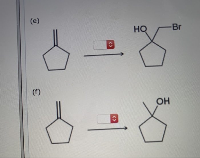 Solved 8.63 Identify the reagents (A-H) you would use to | Chegg.com