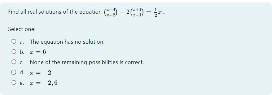 Solved Find all real solutions of the equation | Chegg.com