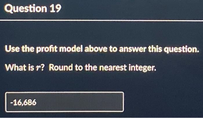 Solved please explain/answer questions 19 and 23 as they | Chegg.com