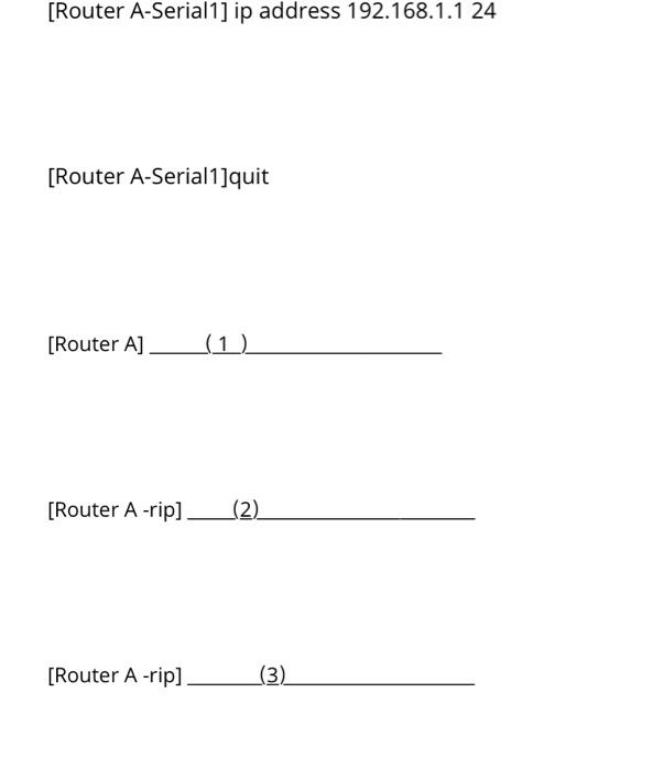 As shown bellow: All routers choose RIP as the | Chegg.com