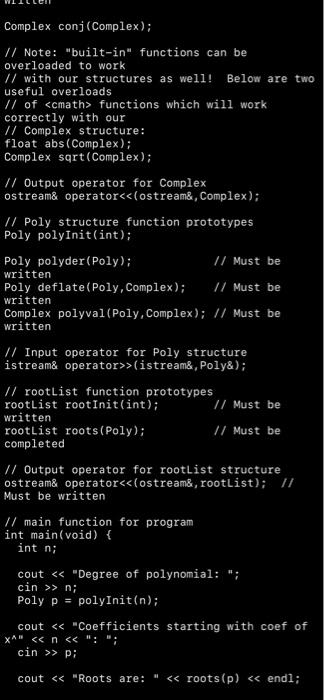 Solved im having trouble returning the "r", for the 2 roots | Chegg.com