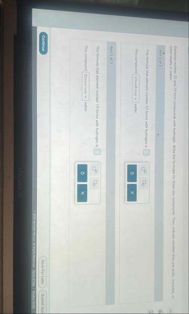 Solved Elements number 53 ﻿and 19 ﻿form compounds with | Chegg.com