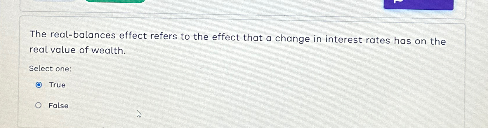 Solved The real-balances effect refers to the effect that a | Chegg.com