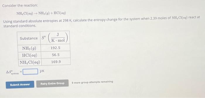 Solved Consider the reaction: 2Fe(s)+3Cl2(g)→2FeCl3(s) Using | Chegg.com