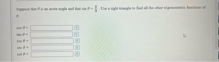 Solved Find the cosecant, secant, and cotangent of angle D. | Chegg.com