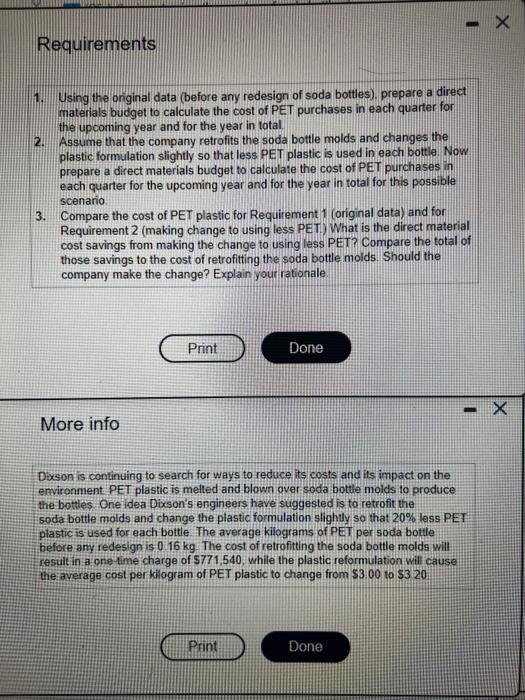 Solved Requirements 1. Using the original data (before any | Chegg.com