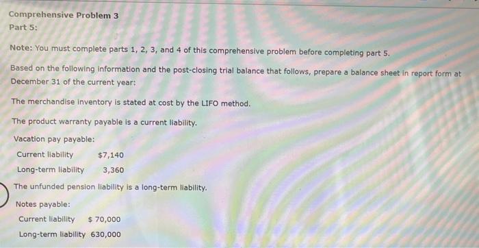 Solved Part 5: Note: You must complete parts 1,2,3, and 4 of | Chegg.com