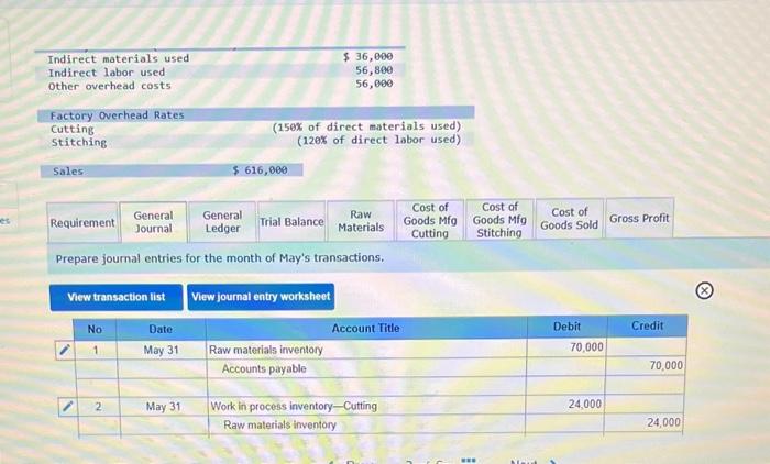 GL1601 - Based on Problem 16-5A (Algo) LO P3, P4 | Chegg.com