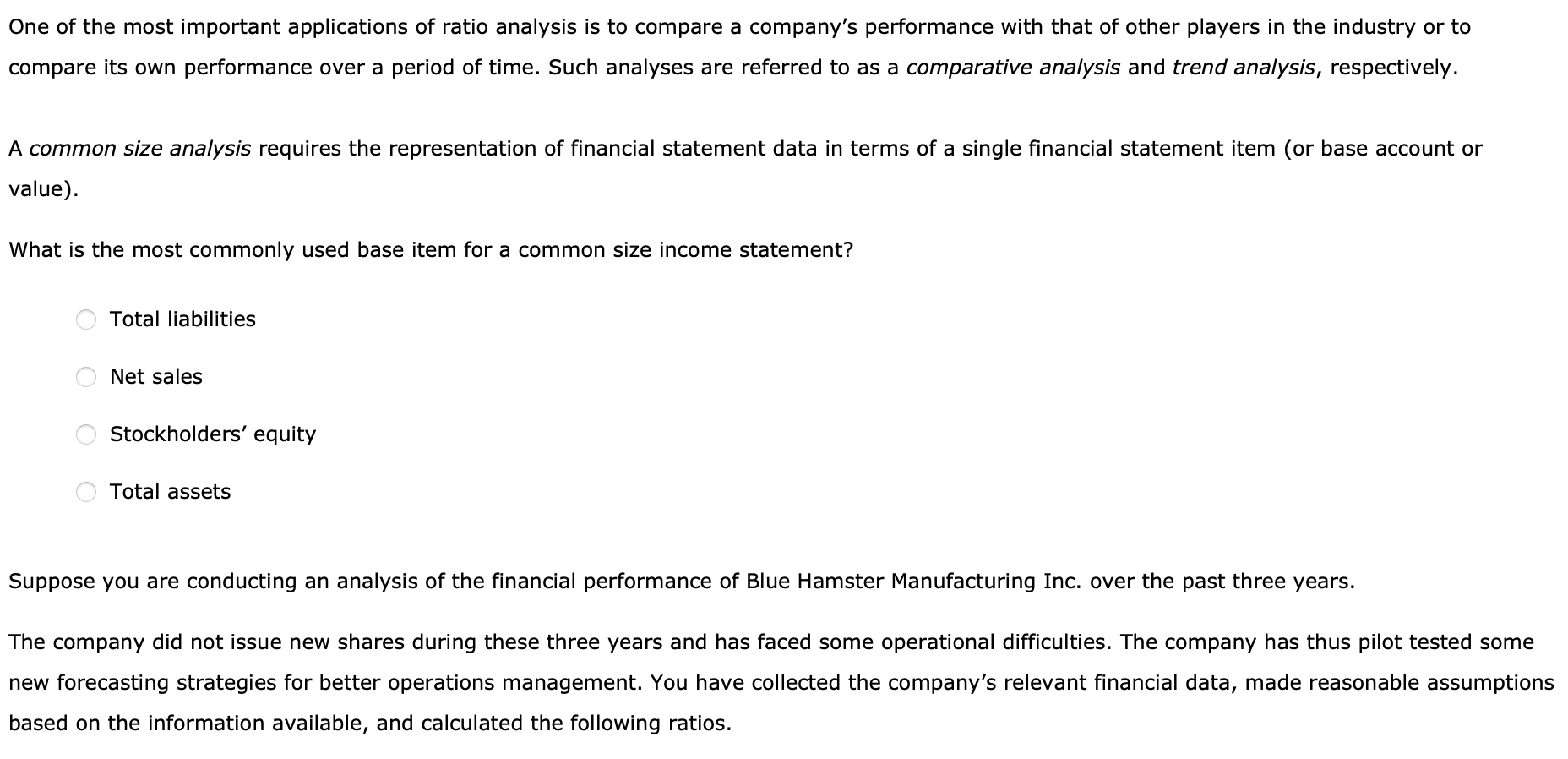 Solved One of the most important applications of ratio | Chegg.com