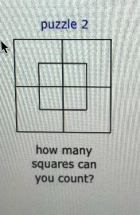 Solved How many squares can you count using the systematic | Chegg.com
