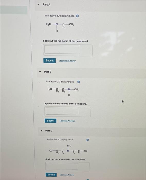 Solved Interactive 3D display mode (1) Spell out the full | Chegg.com