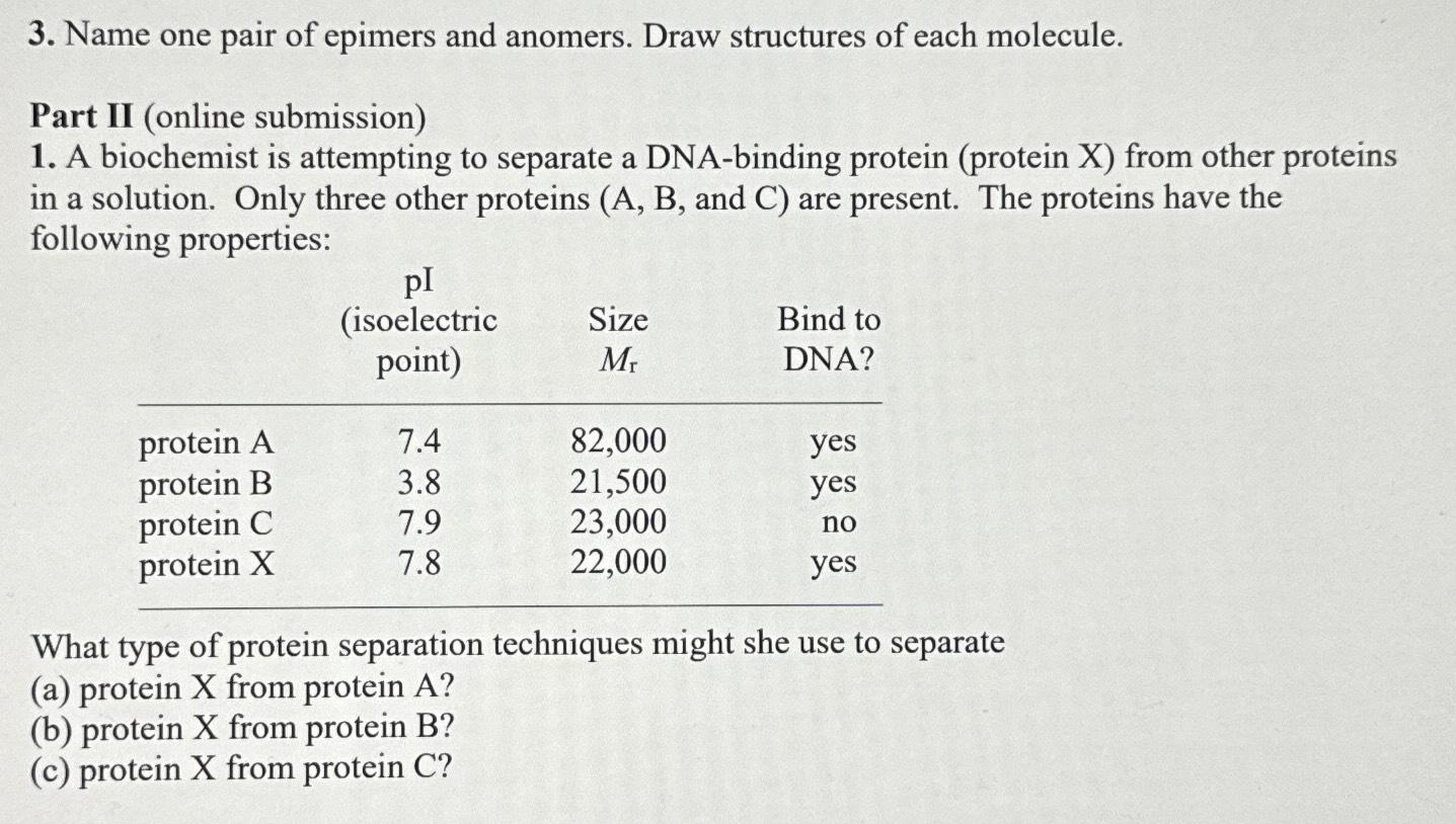 Solved Name one pair of epimers and anomers. Draw structures | Chegg.com