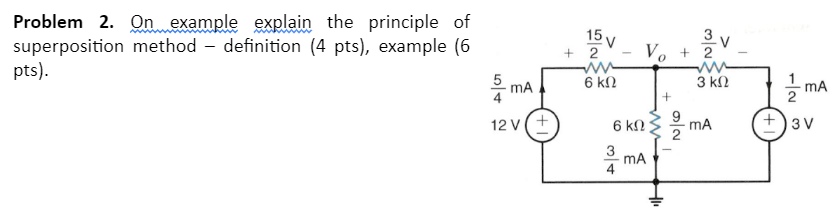 Solved On example explain the principle of superposition | Chegg.com