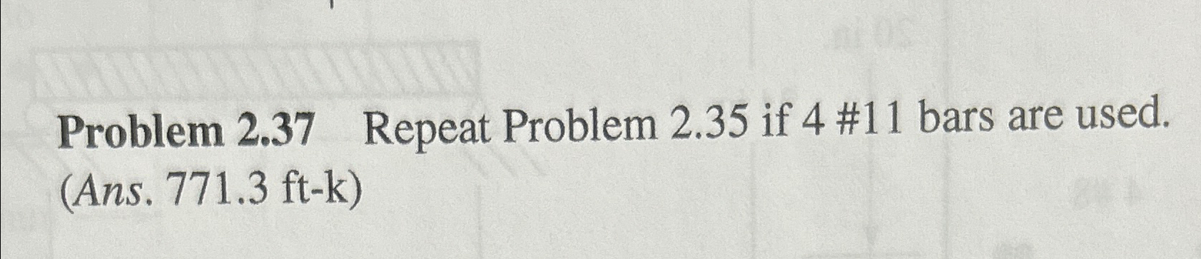 Solved Problem 2.37 ﻿Repeat Problem 2.35 ﻿if 4 ﻿#11 ﻿bars | Chegg.com