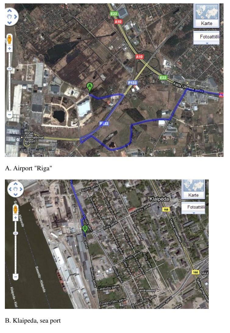 Maps Routing Using ITS Software. providing Example | Chegg.com