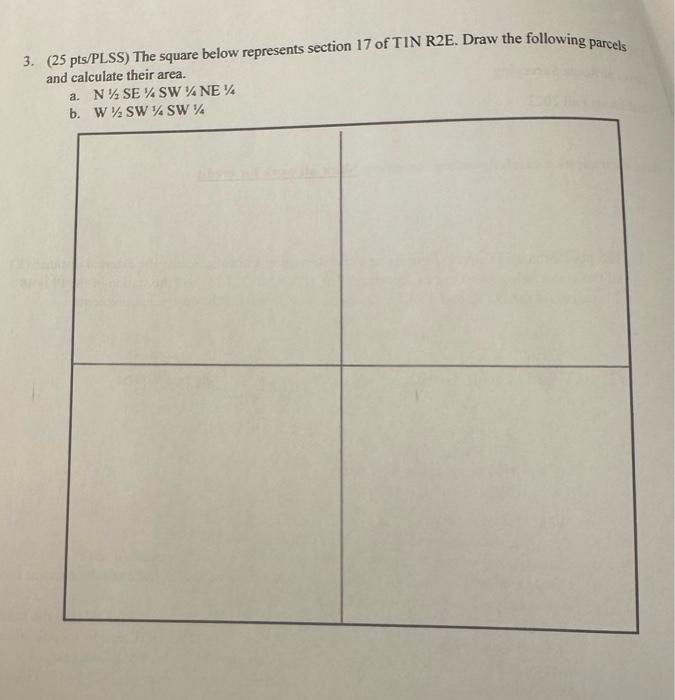 Solved 3. ( 25pts/PLSS) The square below represents section | Chegg.com Solved 3. ( 25pts/PLSS) The square below represents section | Chegg.com