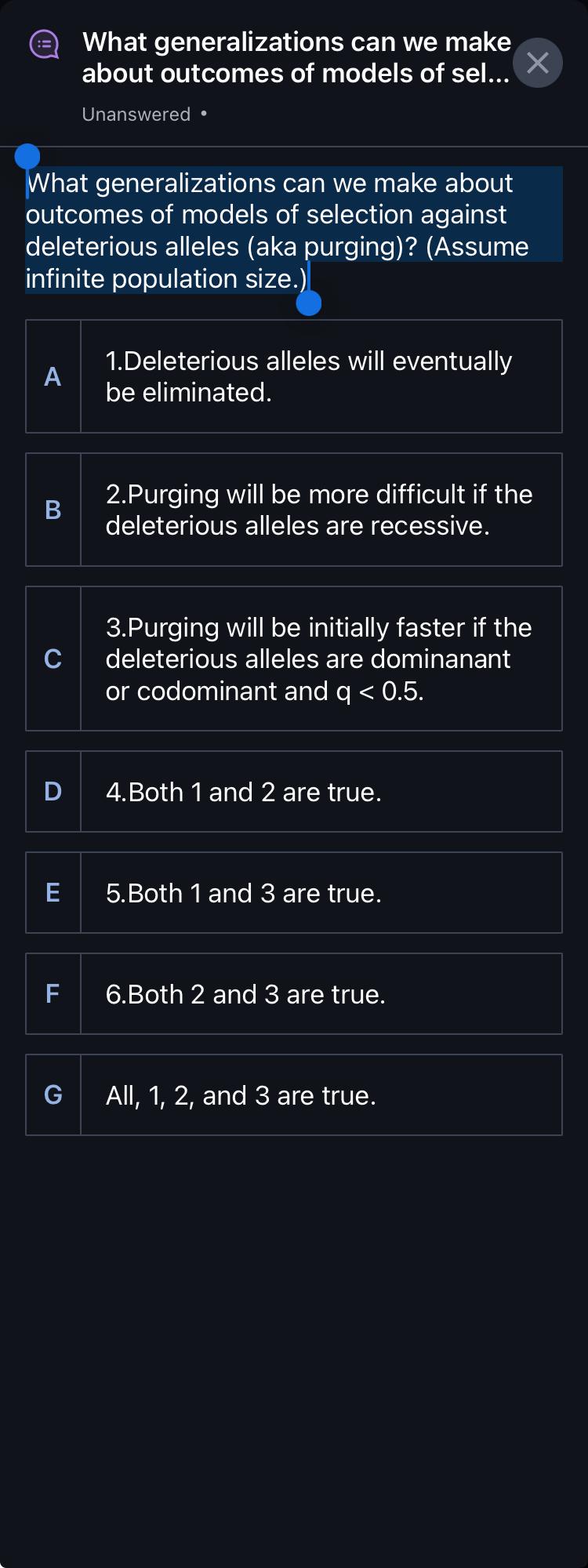Solved () ﻿What generalizations can we make about outcomes | Chegg.com