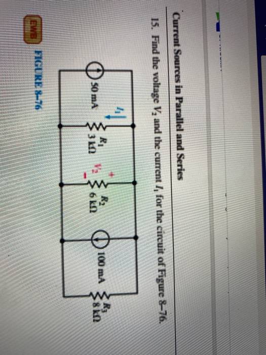 Solved Current Sources in Parallel and Series 15. Find the | Chegg.com