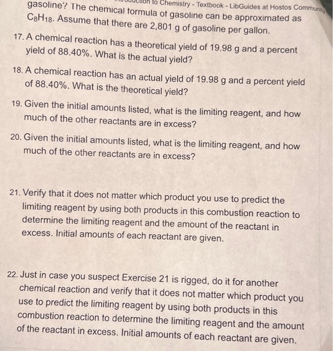 Solved How many molecules of O2 will react with 6.022×1023 | Chegg.com