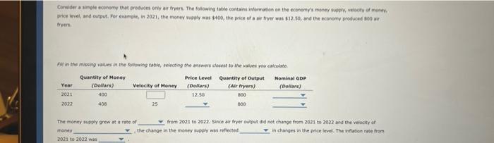Solved fryers. Thit maney subper grew at a rete of fiem 2021 | Chegg.com