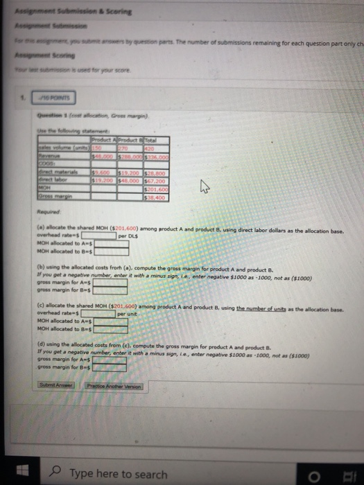 Solved e n & Scoring remaining for each question part only | Chegg.com