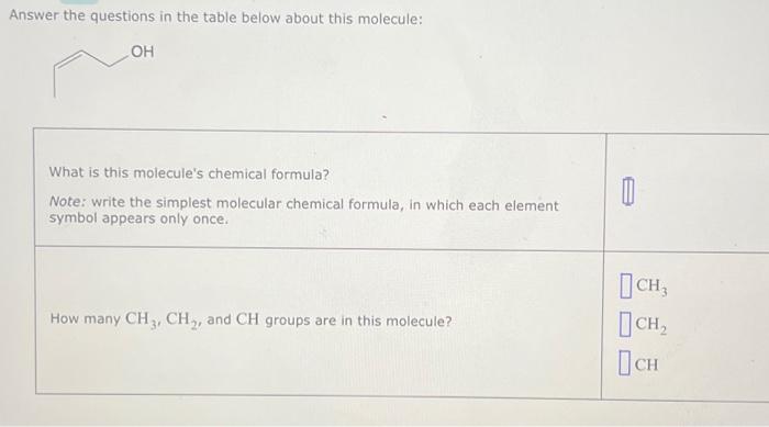 Solved Answer the questions in the table below about this | Chegg.com