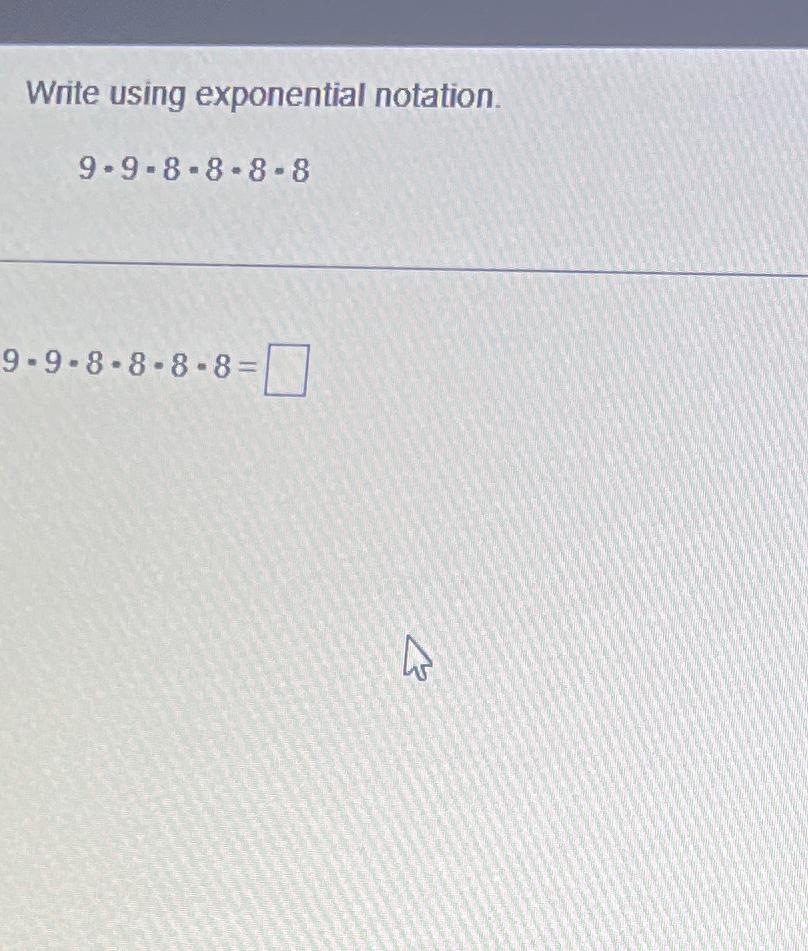 Solved Write using exponential | Chegg.com