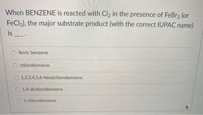Solved Which of the following is the correct molecular | Chegg.com