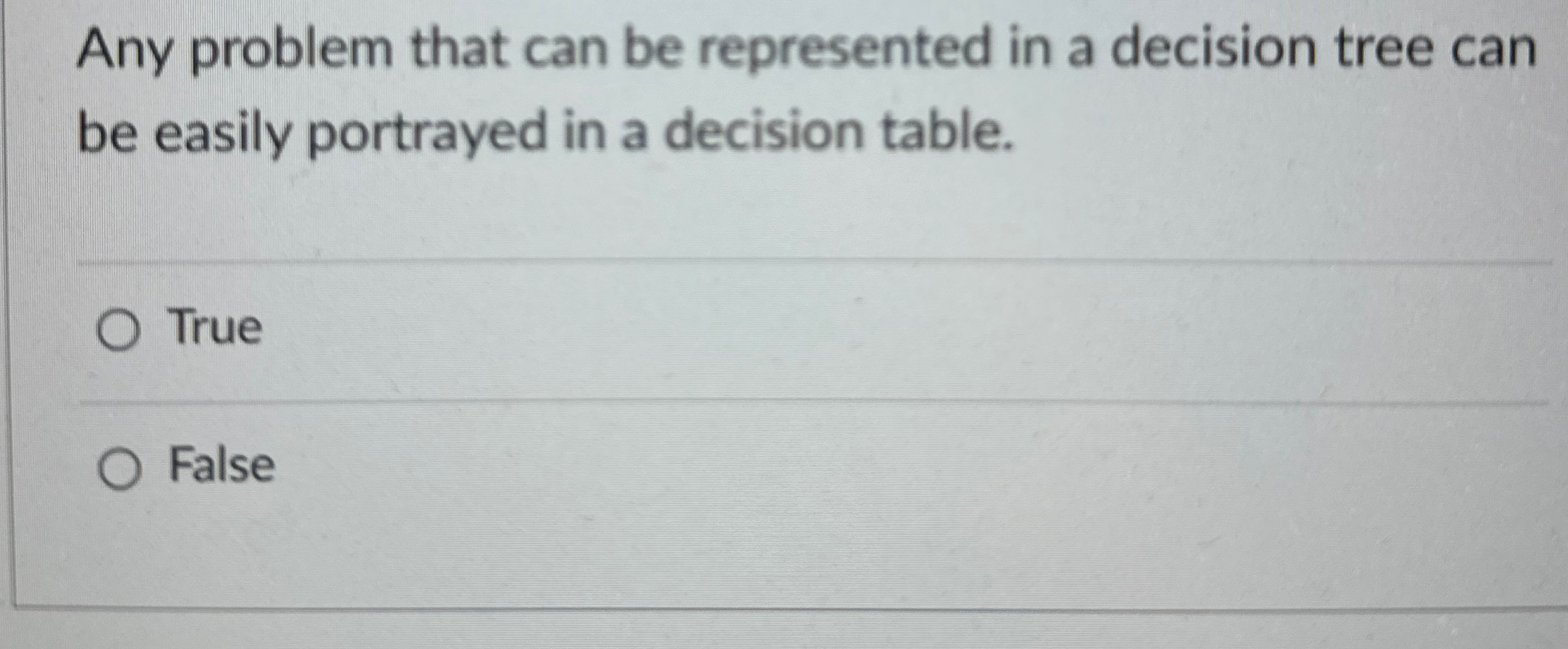 Solved Any problem that can be represented in a decision | Chegg.com
