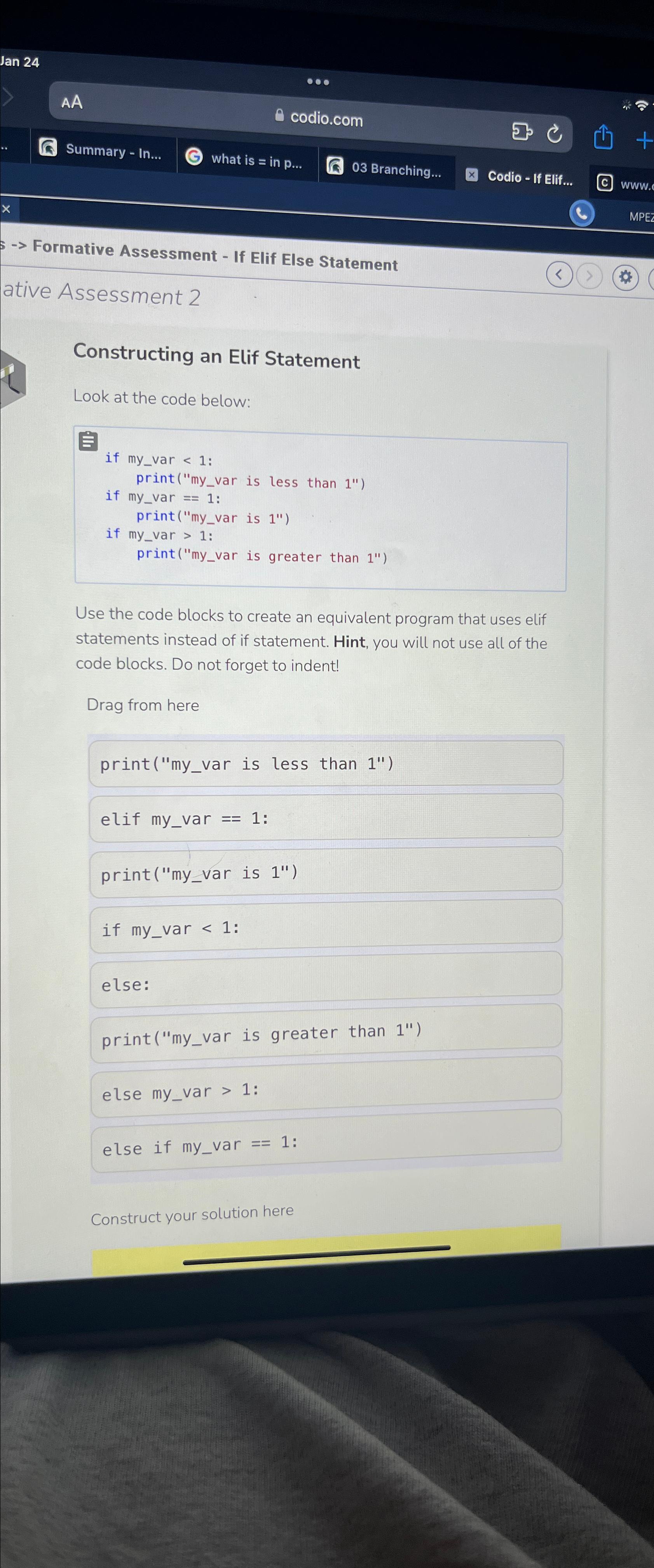 Solved AAcodio.comSummary - ﻿In..what is = ﻿in p..03 | Chegg.com