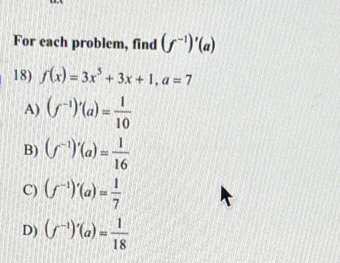 Solved For each problem, find | Chegg.com