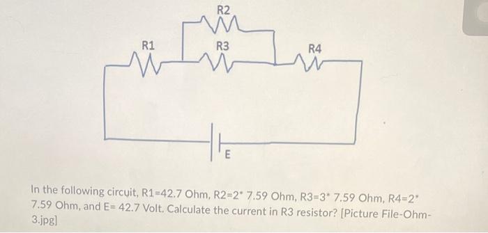Solved 1. In the following circuit, R1=20 Ohm, R2=4* 3.9 | Chegg.com