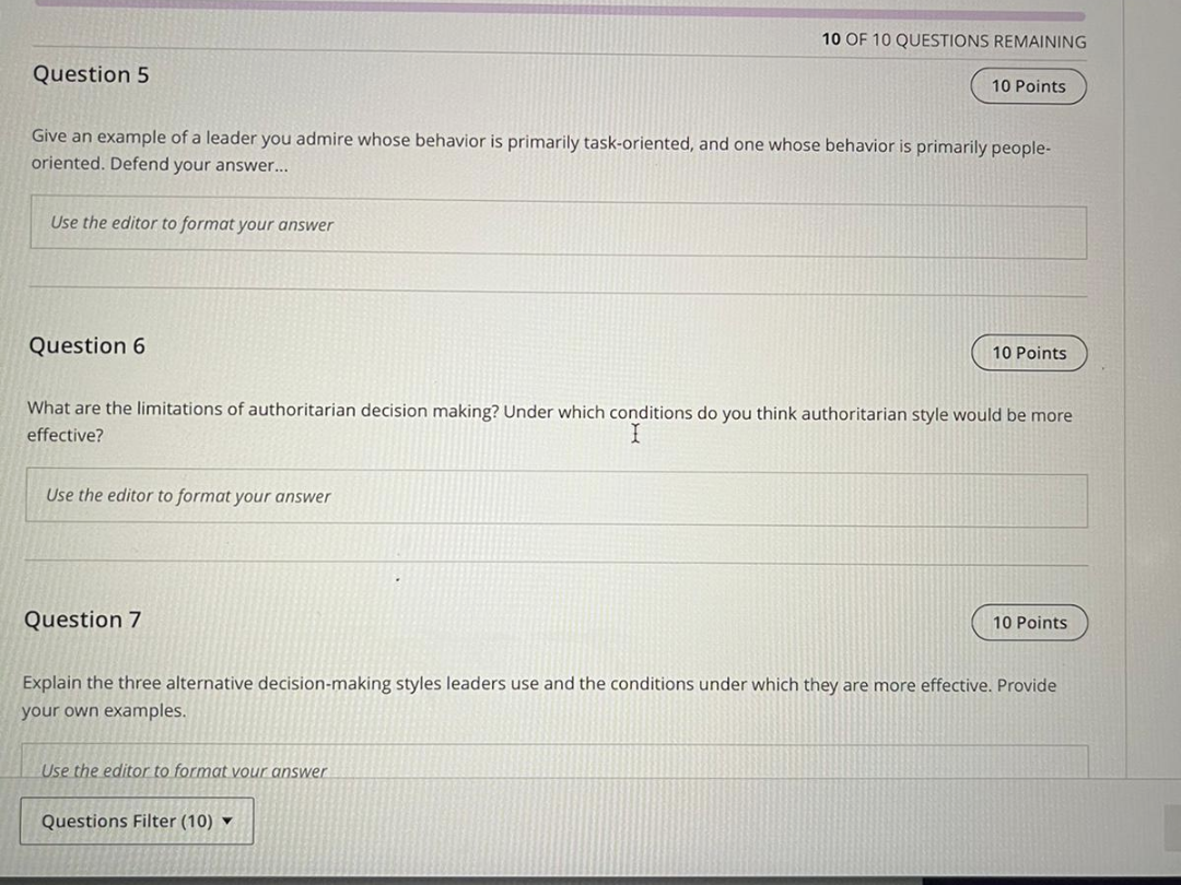 Solved Why have we searched to identify leadership traits? | Chegg.com