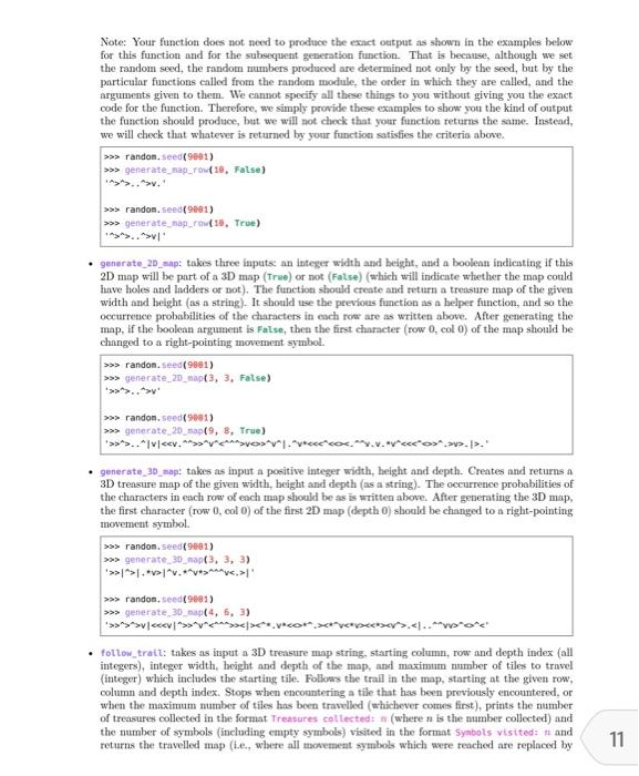 Solved Now that we know a bit about treasure map strings and | Chegg.com