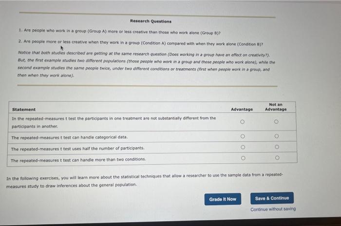 Solved 1. Engagement Activity: The t Test for Two Related | Chegg.com