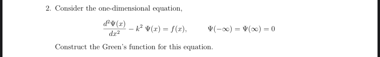 Solved Consider the one-dimensional | Chegg.com