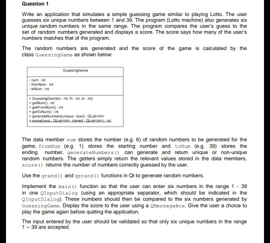 Solved An introduction to Design Patterns in C++ with Qt. | Chegg.com