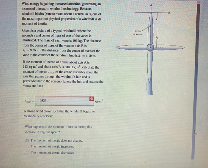 Solved Wind energy is gaining increased attention, | Chegg.com