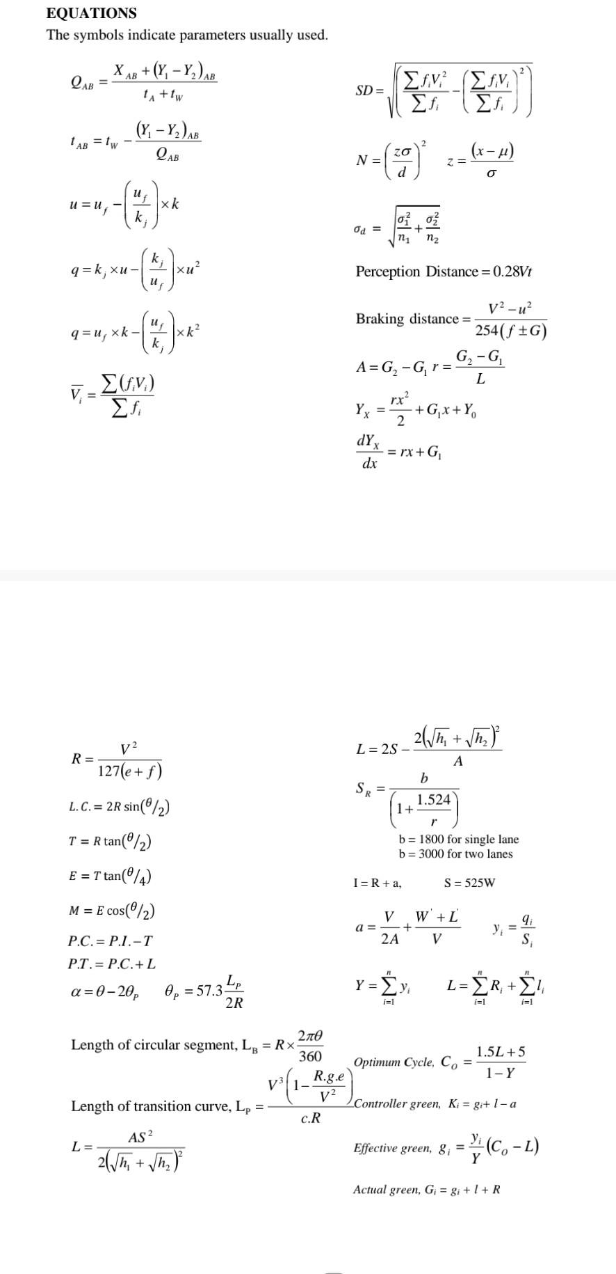 Solved Question 3. Four-legged intersection shown in Figure | Chegg.com