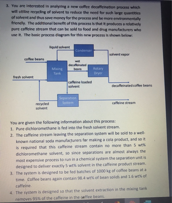 Solved 3. You are interested in analyzing a new coffee | Chegg.com