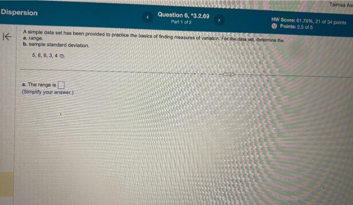 Solved A simple data set has been provided to practice the | Chegg.com