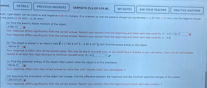 Solved Oints Details Previous Answers Serpse10 
