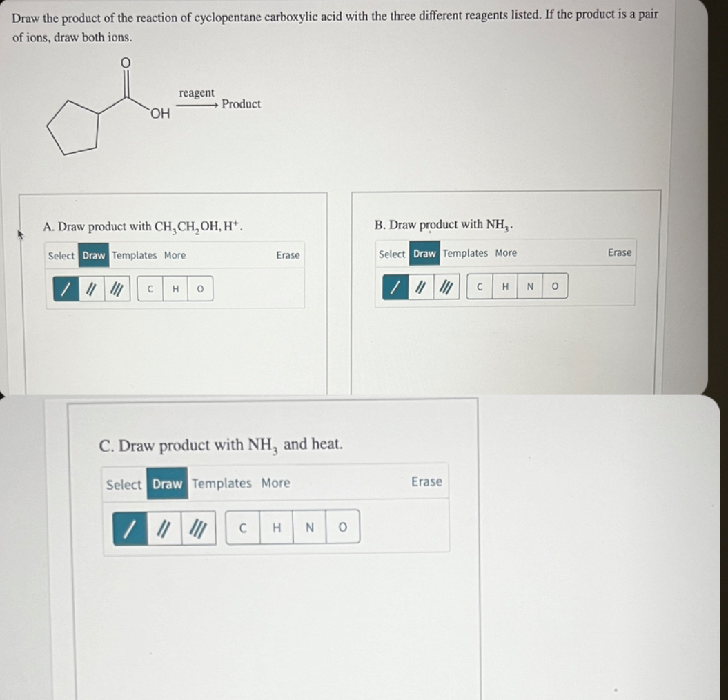 Solved by an EXPERT Draw the product of the reaction of cyclopentane | Chegg.com