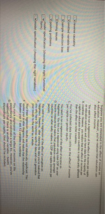 Solved reverse causality omitted variable bias sample | Chegg.com