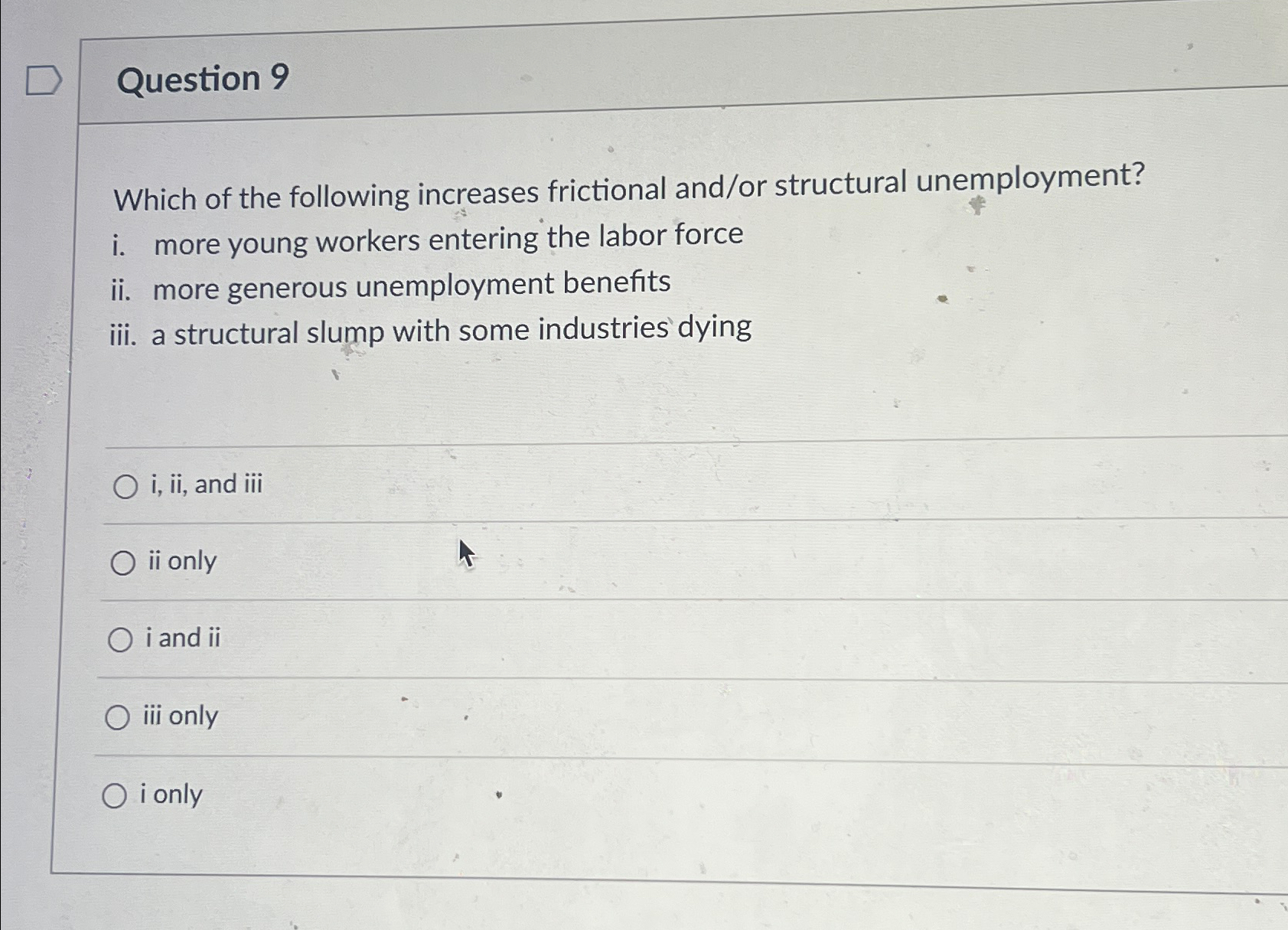 Solved Question 9Which of the following increases frictional | Chegg.com
