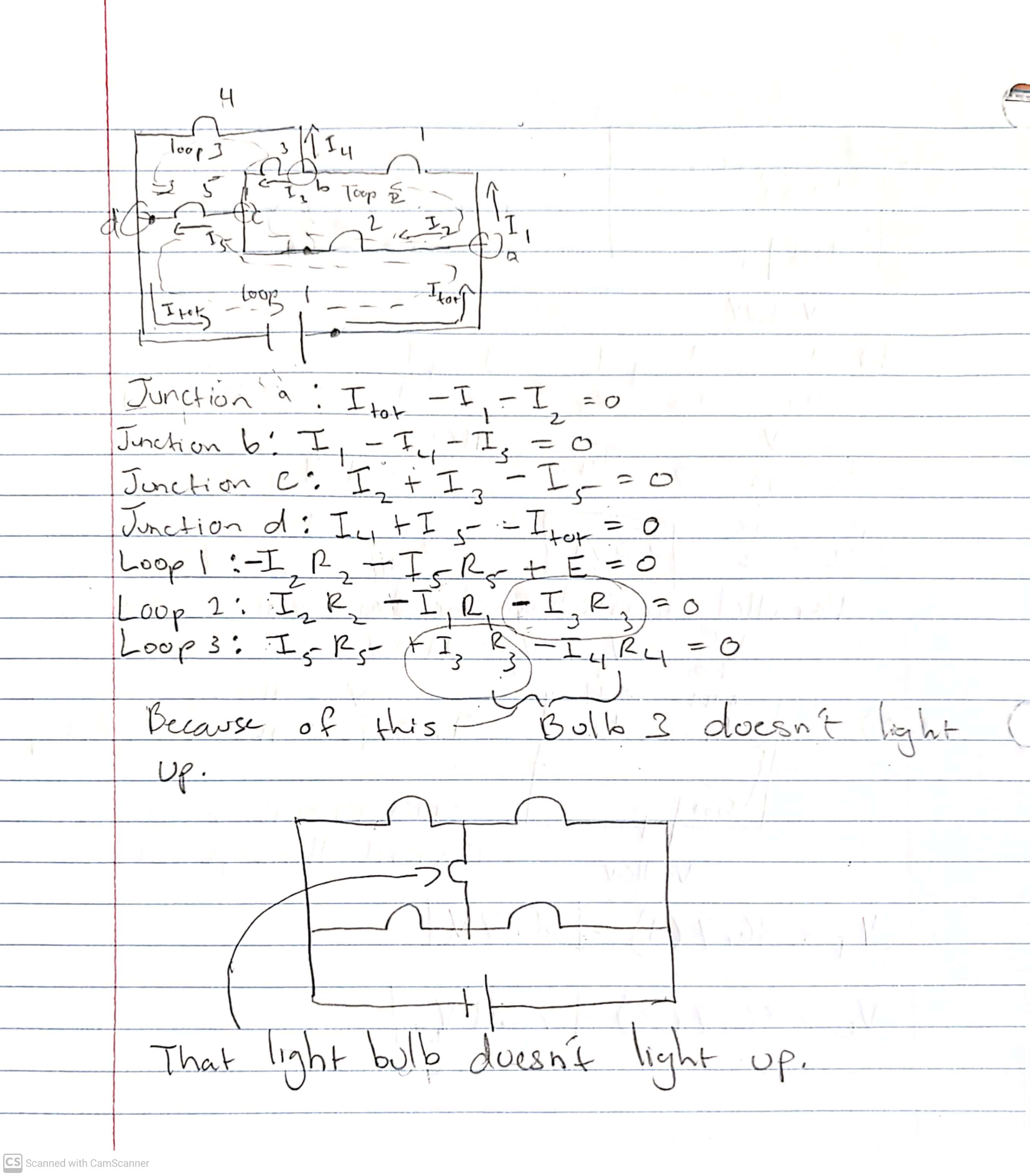 Solved The bulbs are all identical. Which one doesn't light | Chegg.com