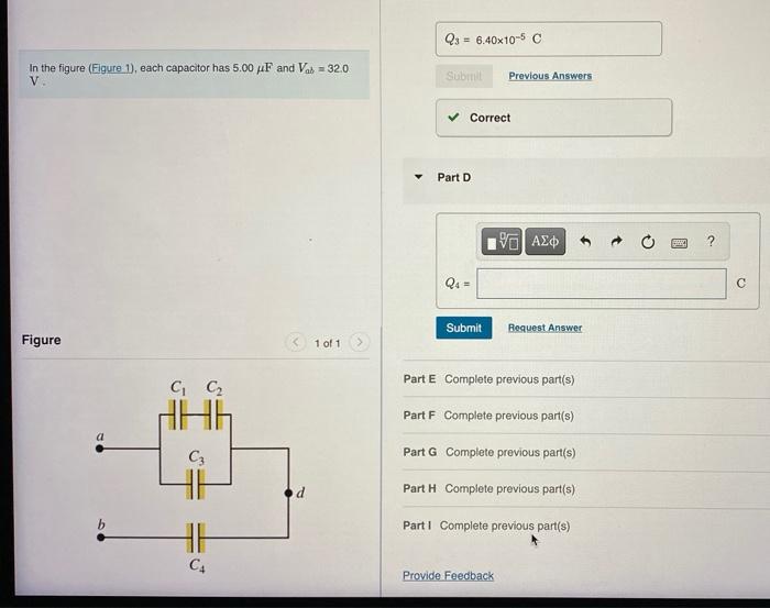Solved part E) calculate the potential difference across | Chegg.com