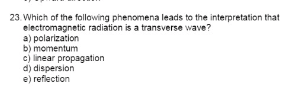 Solved Which of the following phenomena leads to the | Chegg.com