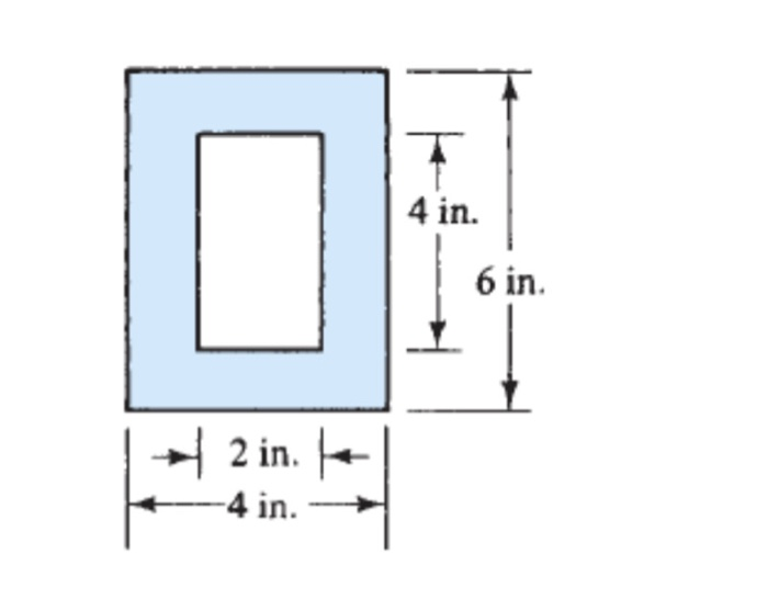 Solved A beam has a cross section as shown. If the shear | Chegg.com